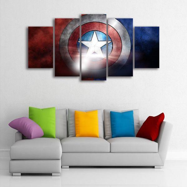 The Indestructible Shield Wall Art Canvas Printing Decor – BlueArtDecor